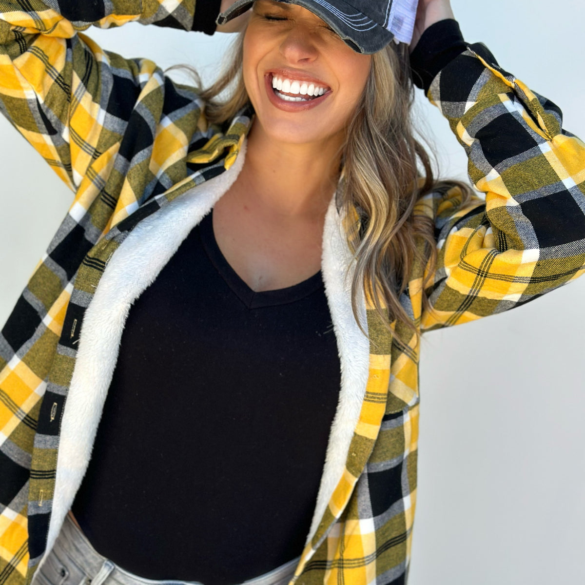 Black and Yellow Shacket – Love Letters