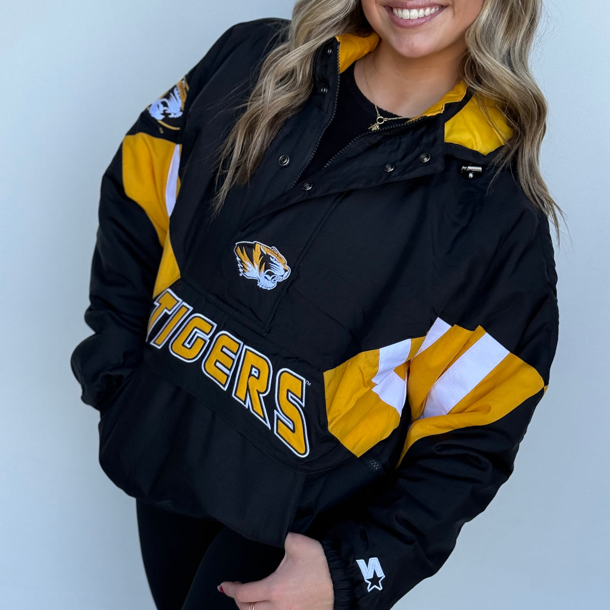 Mizzou Starter 1/4 Zip Coat – Love Letters