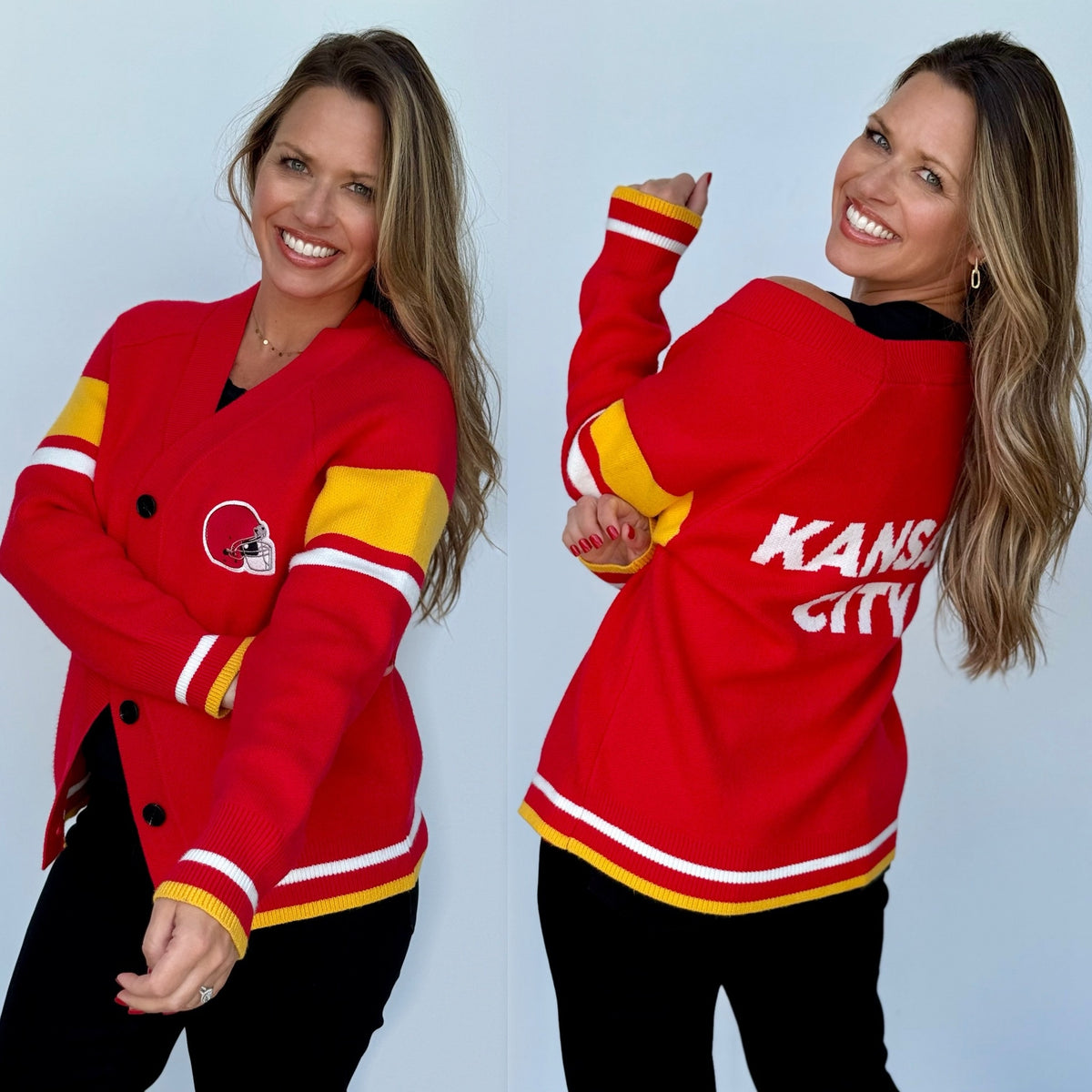 Kickoff Varsity KC Cardigan – Love Letters
