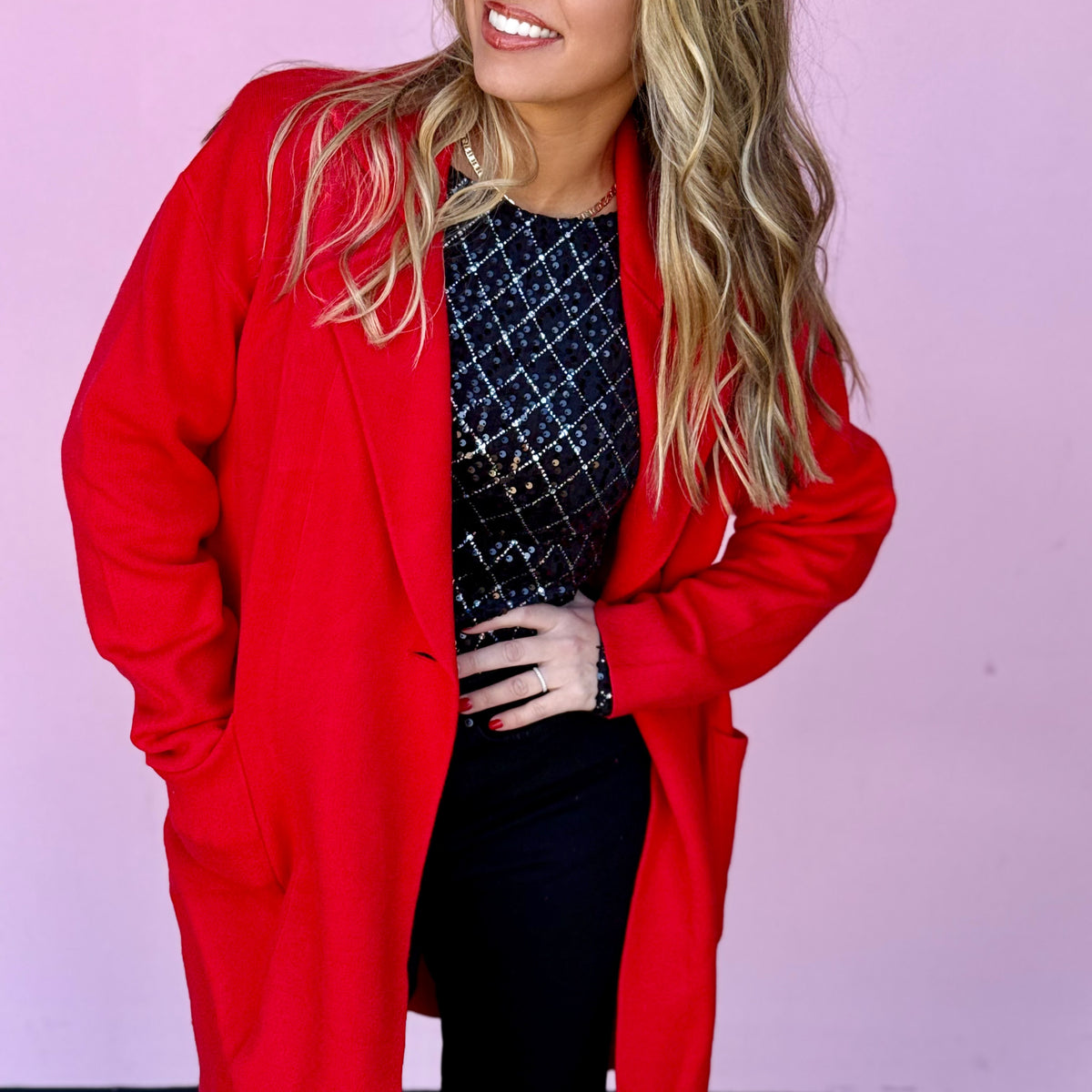 Red Coatigan – Love Letters