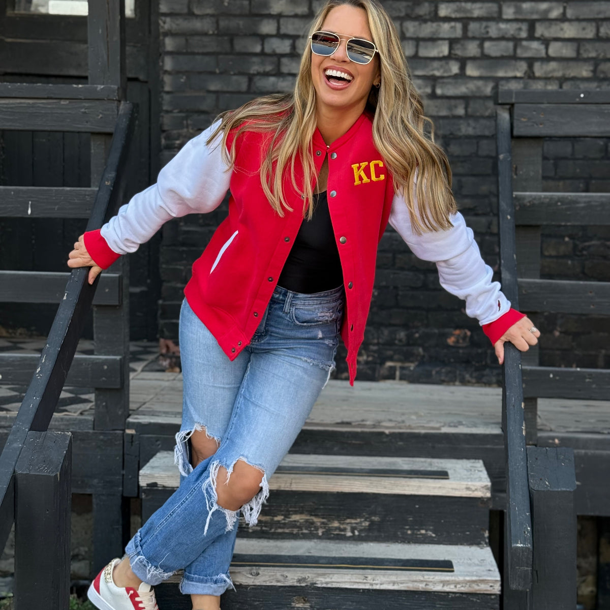 90’s KC Varsity Jacket – Love Letters