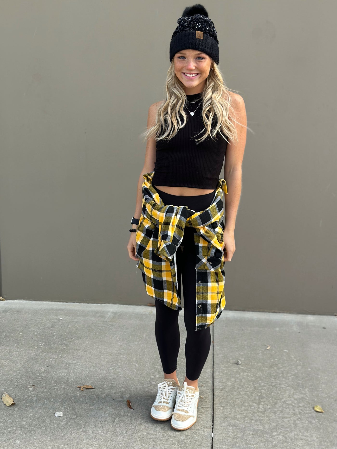 Black and Yellow Shacket – Love Letters